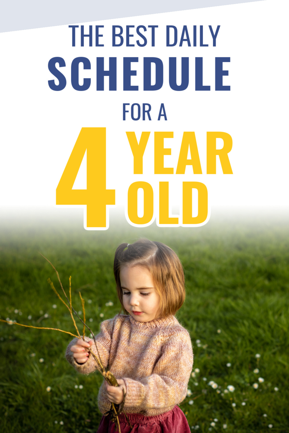 The Perfect Daily Schedule for a 4 Year Old that Works!
